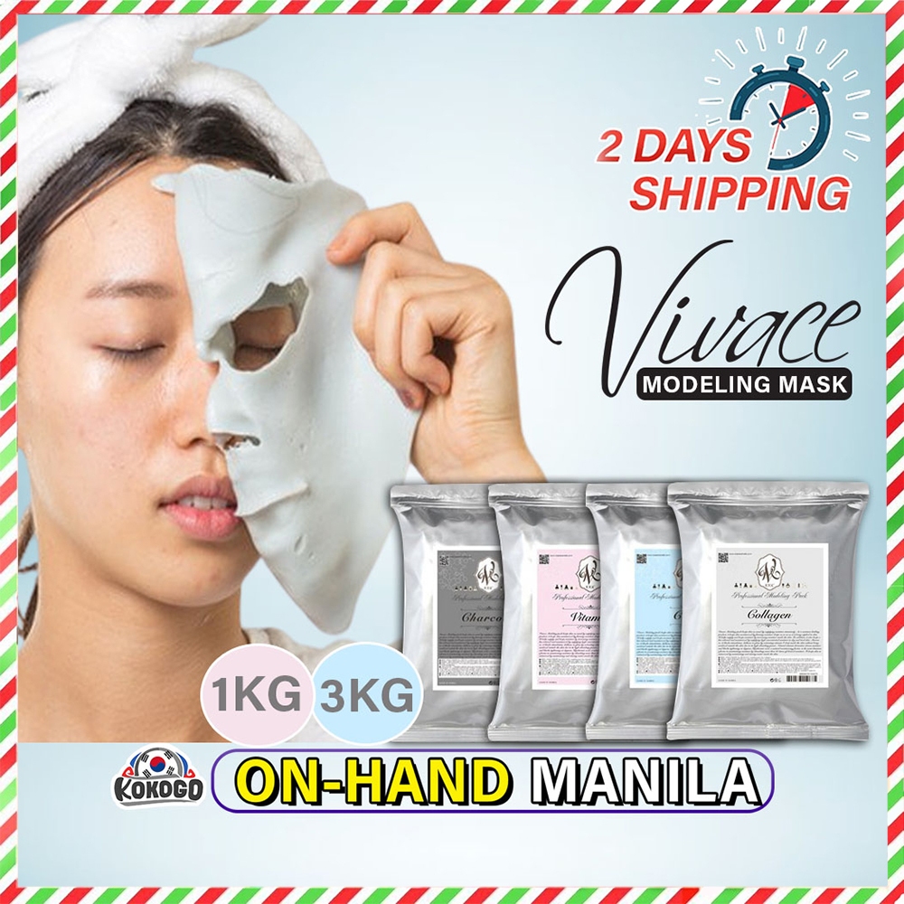 Vivace Facial Rubber and Clay Modeling Powder Mask Pack 1kg and 3kg ...