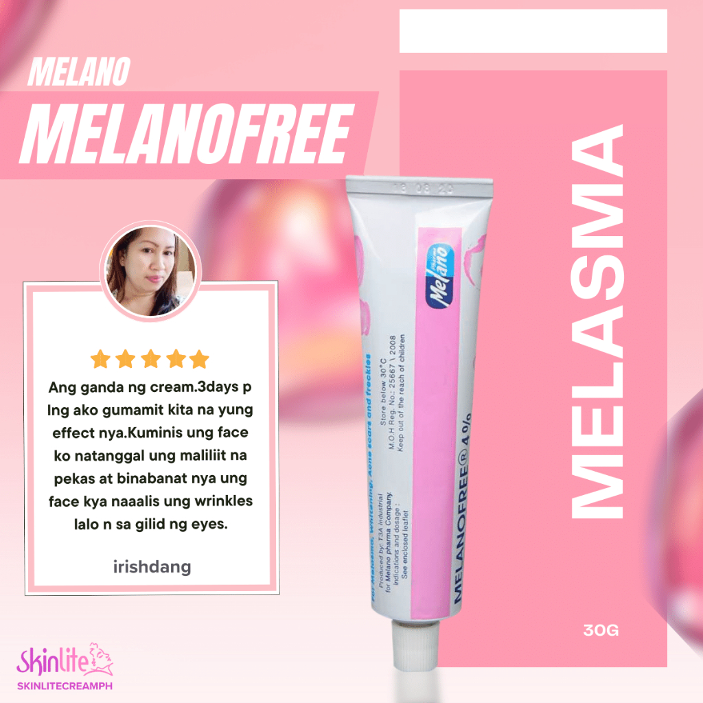 IMB Melanofree Cream for Melasma Whitening Acne scars and freckles 30g ...