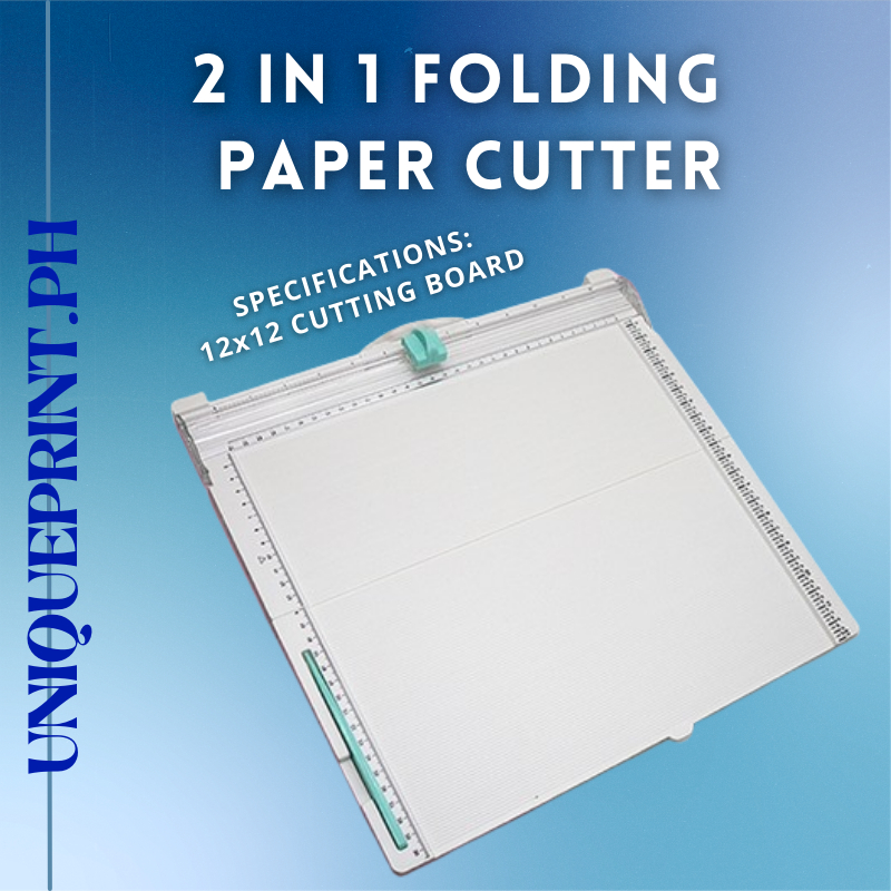 2in1 Folding Paper Cutter 12x12 Cutting Board | Shopee Philippines