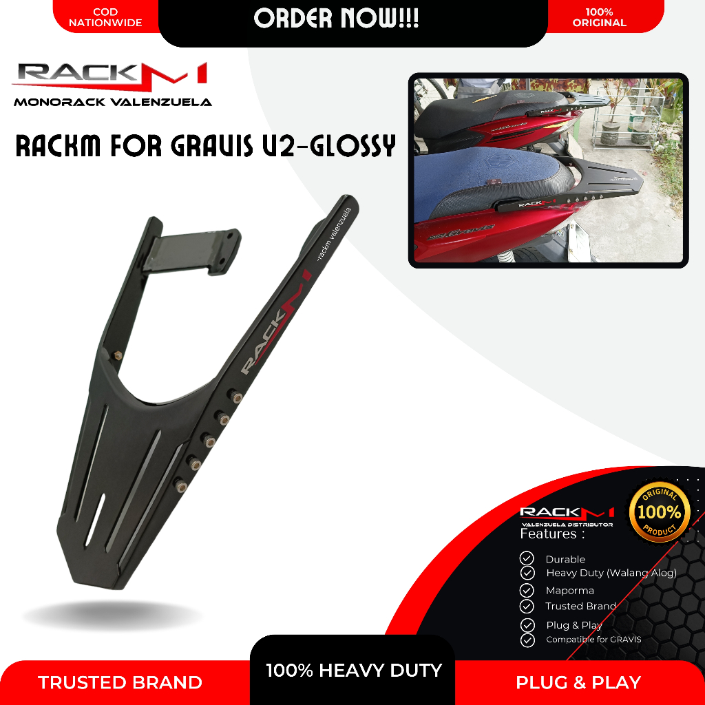 RackM Monorack motor bracket for GRAVIS V2 GLOSSY SPECIAL EDITION ...