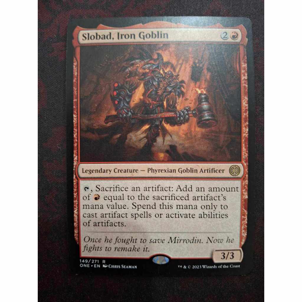 Slobad, Iron Golem ( MTG / Legendary Creature - Phyrexian Goblin ...