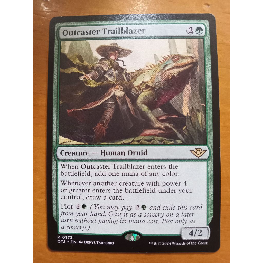 MTG Outcaster Trailblazer Rare Outlaws of Thunder Junction OTJ Magic ...