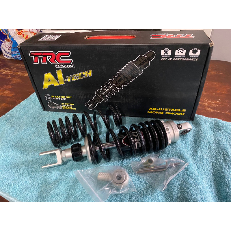 TRC SHOCKS AI-Tech Adjustable Preload & Rebound Mio/Click/Beat/Skydrive ...