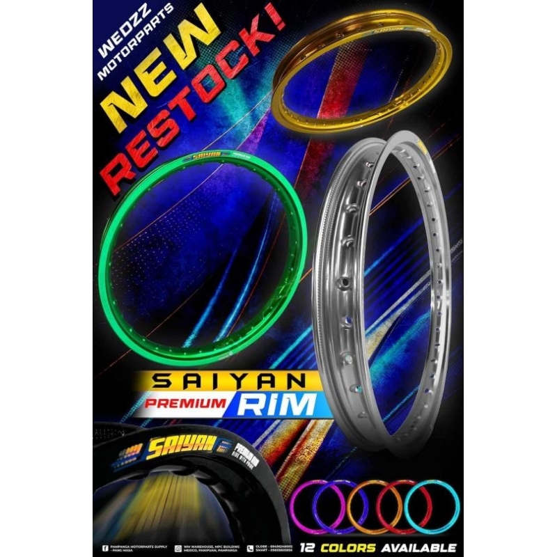 10/10 SALE PROMO!!! Saiyan Premium Rim Thailand 🇹🇭 - Original | Shopee ...