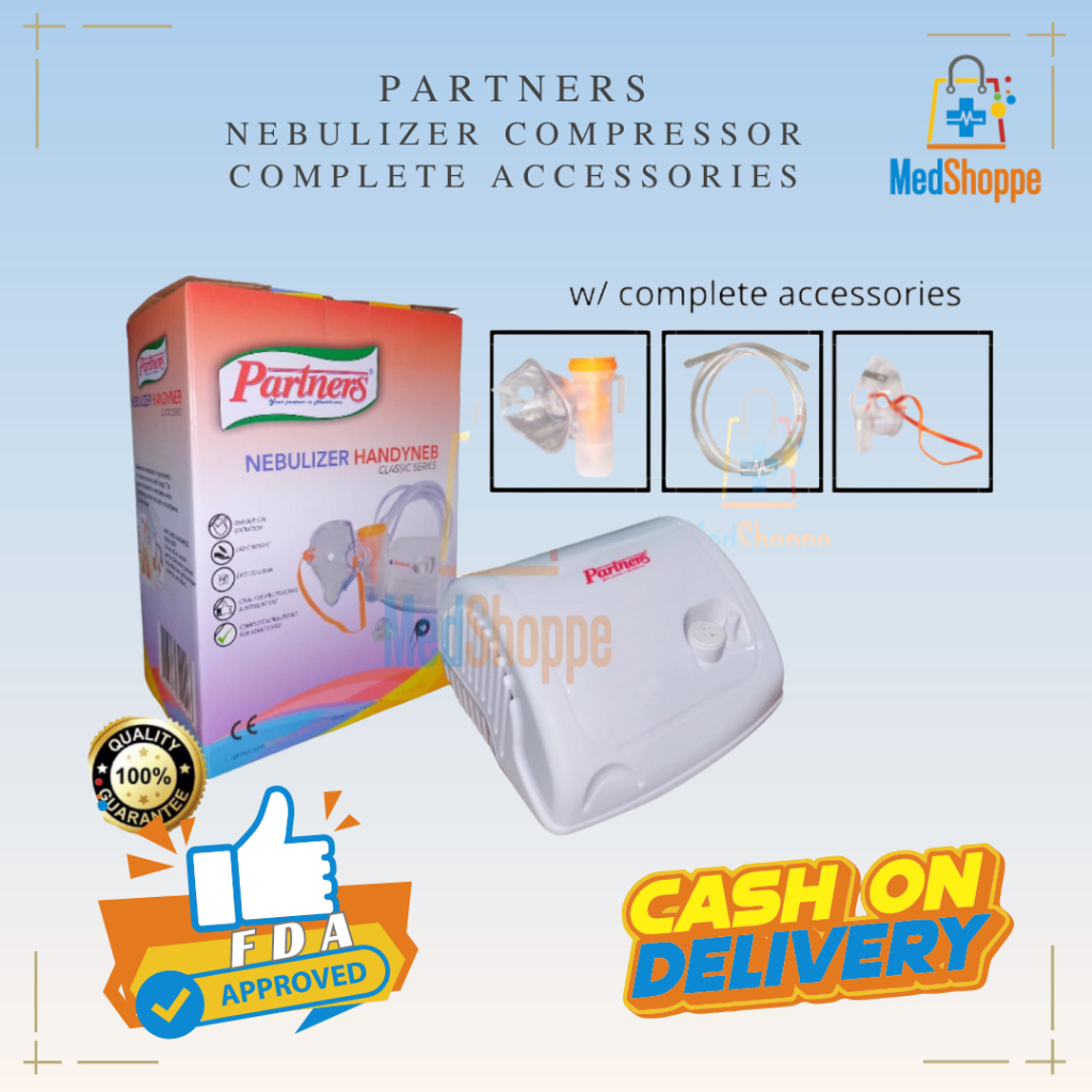 PARTNERS NEBULIZER COMPRESSOR COMPLETE ACCESSORIES | Shopee Philippines