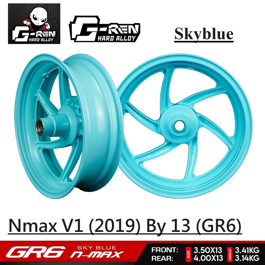 {G-Ren} Mags GR6 For Nmax V1 (2019) By 13 (Made In Thailand) | Shopee ...