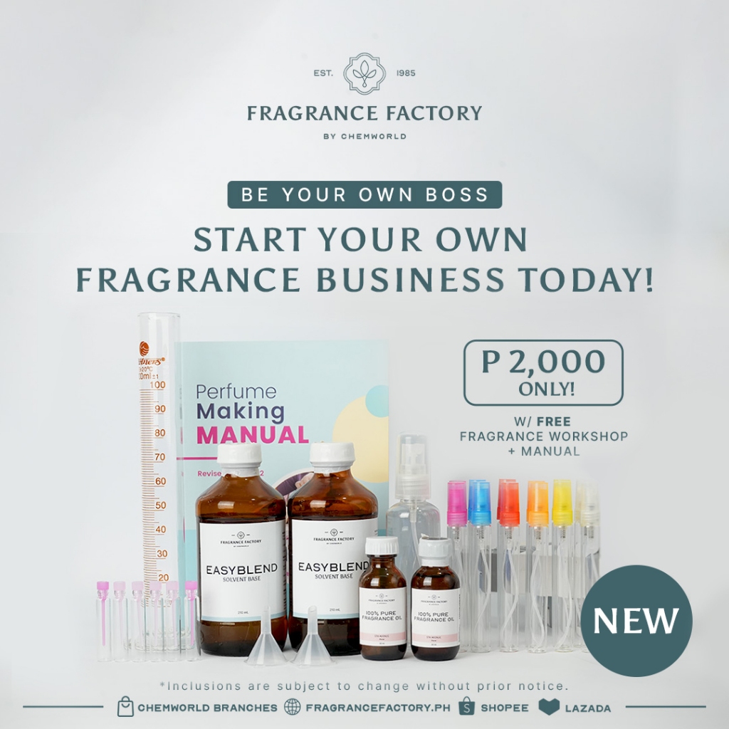 Chemworld Fragrance Factory Perfume Making Starter Kit | Shopee Philippines