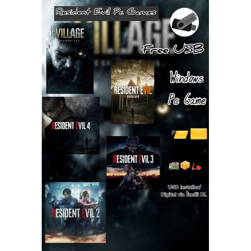 Resident Evil Games / Village / Biohazard / Resident Evil 1 2 3 4 ... Resident Evil Games / Village / Biohazard / Resident Evil 1 2 3 4 ...