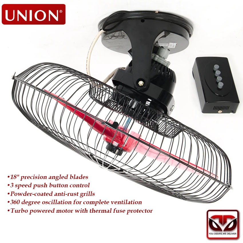D&D Union UGM-18OF 18" Ceiling Orbit Fan | Shopee Philippines