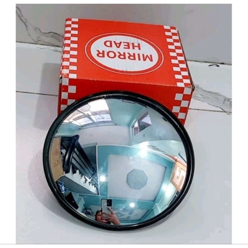 Universal Bumper mirror Bolt Type size 5 3/4 for Tricycle, Owner, Truck ...