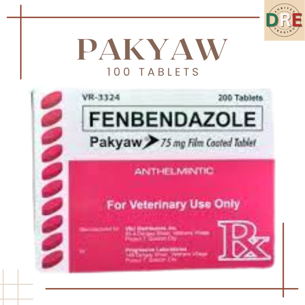 PAKYAW Fenbendazole (200 Tablets) Dewormer for Gamefowl | Shopee ...