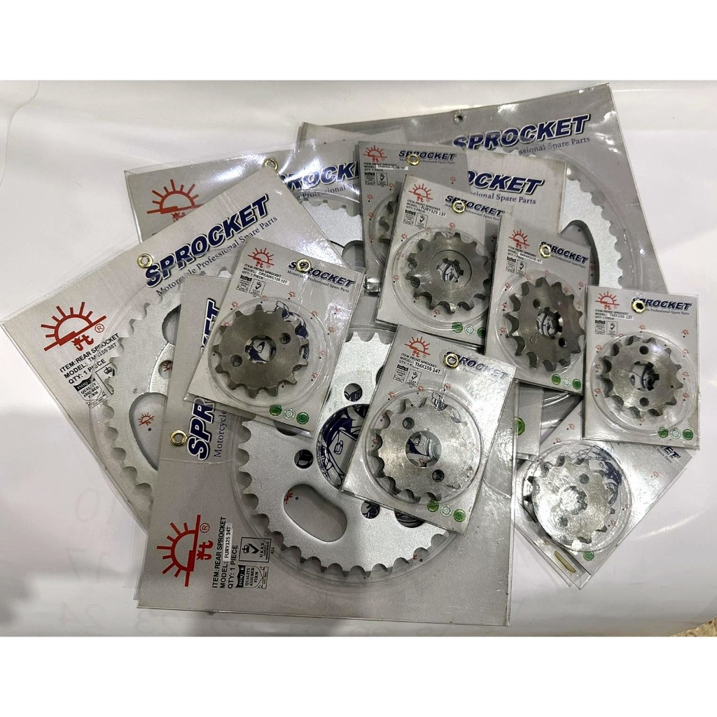 JT SUN MOTORCYCLE ENGINE SPROCKET FOR XRM TMX DREAM BARAKO RS100 BAJAJ ...