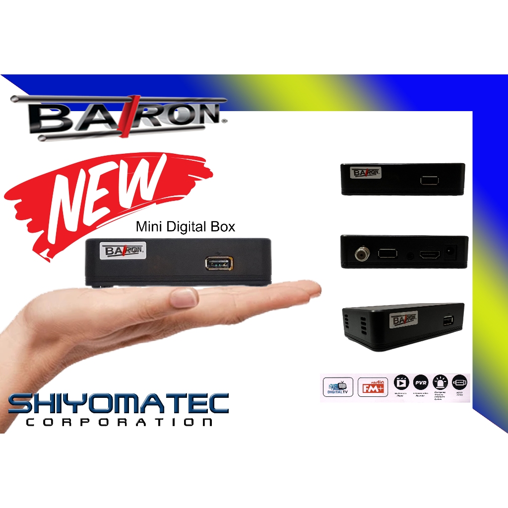 Baron Digital TV Receiver Box mini | Shopee Philippines