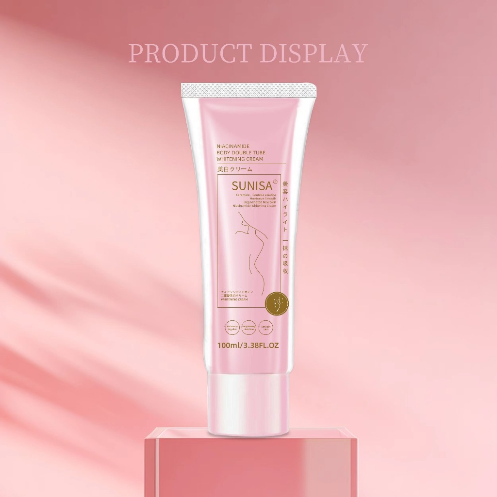 SUNISA Niacinamide Whitening Cream Double Tube Whitening Cream 100g ...