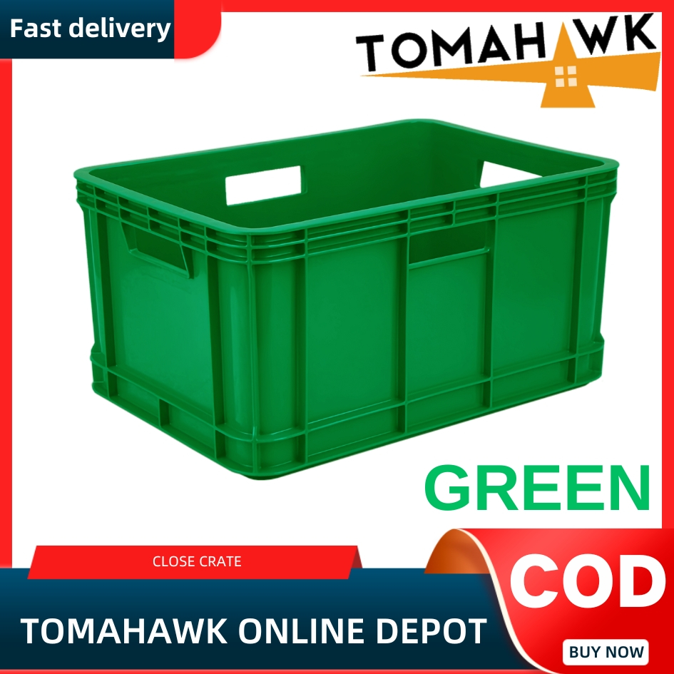 TOMAHAWK MULTI PURPOSE PLASTIC CLOSE CRATES HEAVY DUTY | Shopee Philippines
