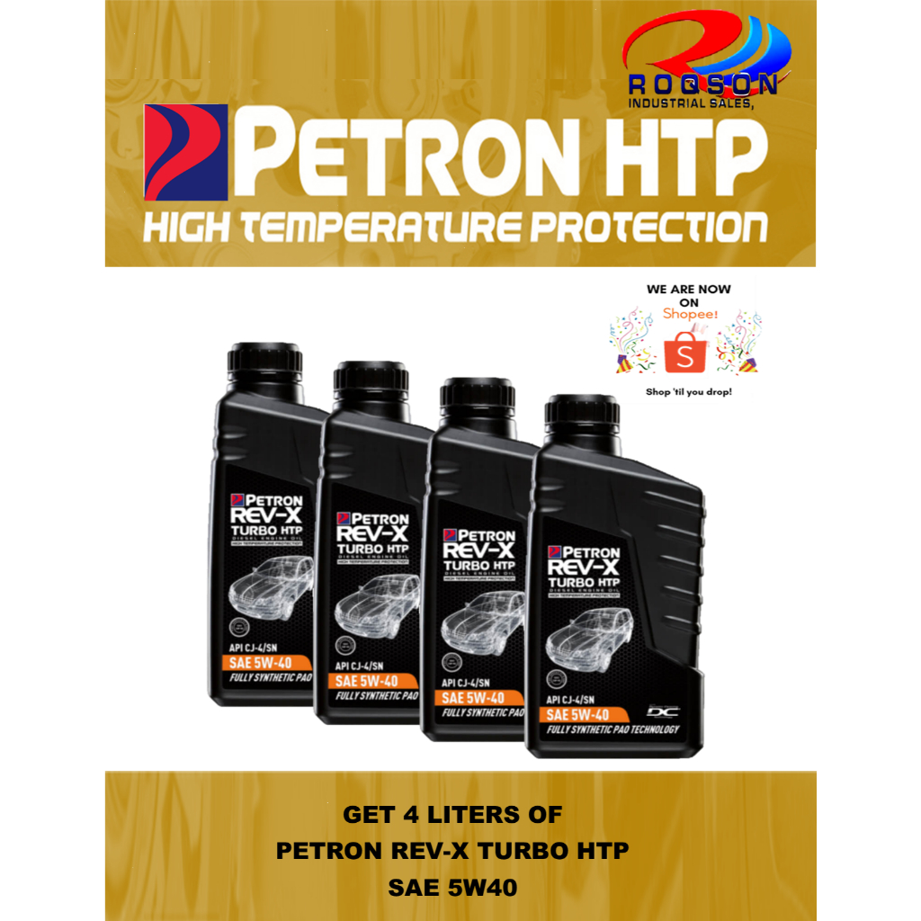 PETRON REV-X TURBO HTP 5W-40 (4 LITER) | Shopee Philippines