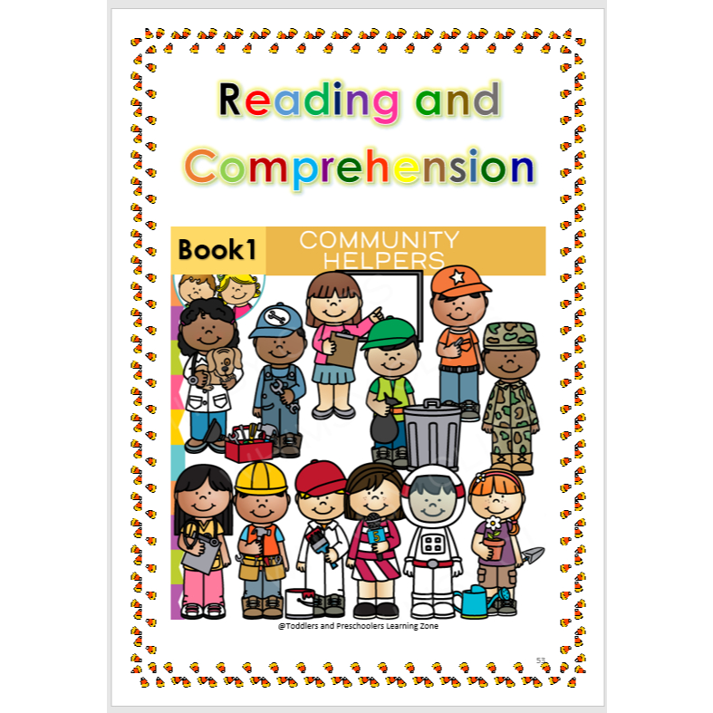 25 short stories | 50 pages | with 10 questions each | Community Helper ...