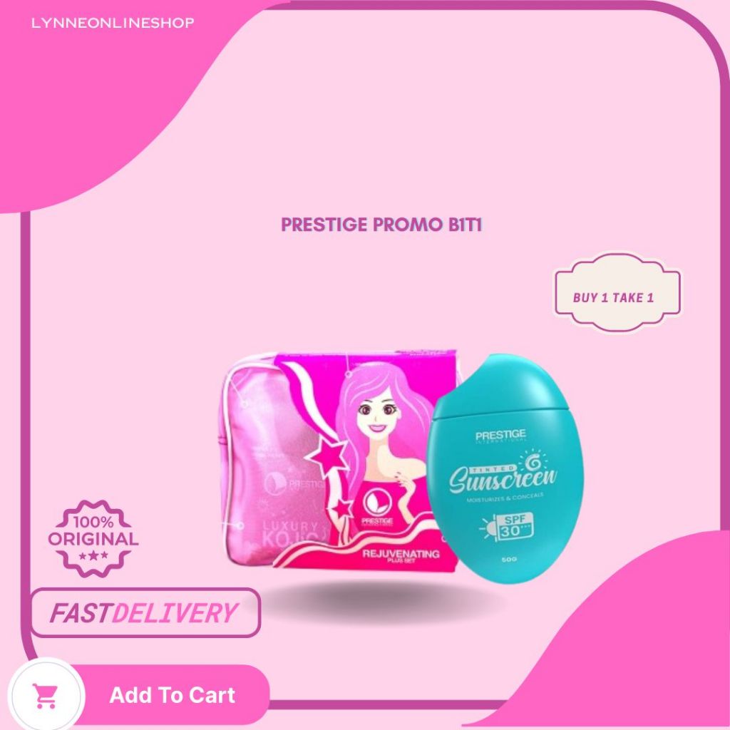 PRESTIGE REJUVENATING SET + TINTED SUNSCREEN | Shopee Philippines