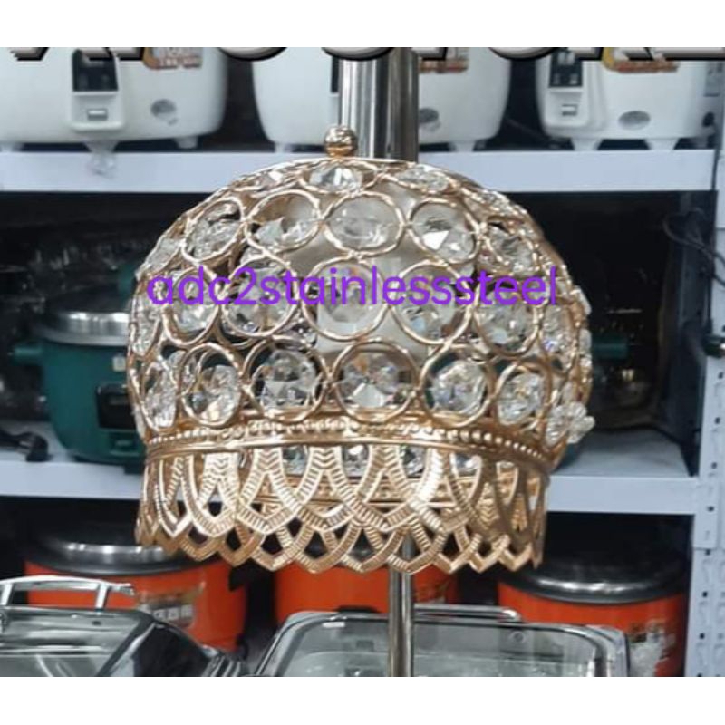 Round PRINCE CROWN Gold Coin Catering Food Lamp | Shopee Philippines