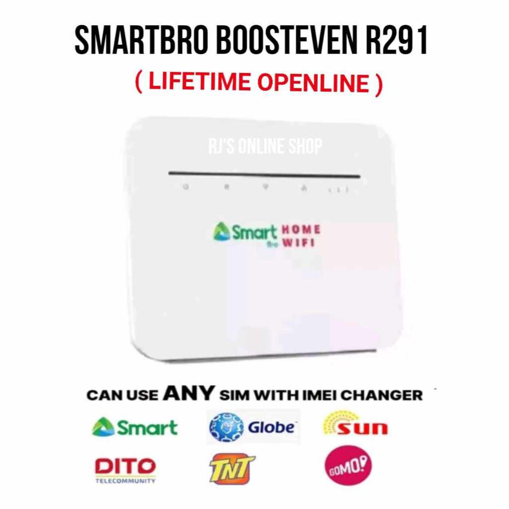 Smart Home Prepaid WiFi LTE Advanced Cat 6 Boosteven R291 Brandnew Sealed | Shopee Philippines