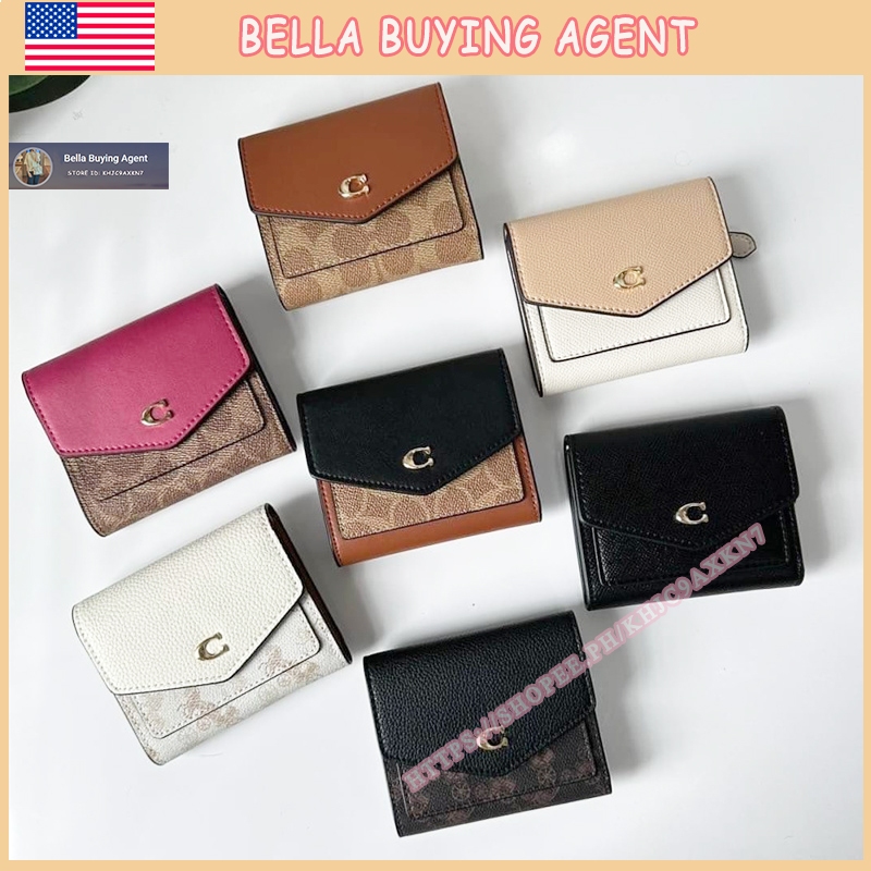 【Bella's shop】US ️women Short Wallet Card Holder Material Coin Purse ...