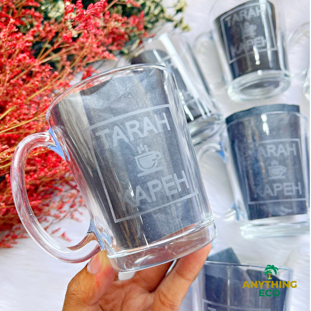 Personalized Coffee Glass Mug / Cup (NOT STICKERS) | Shopee Philippines