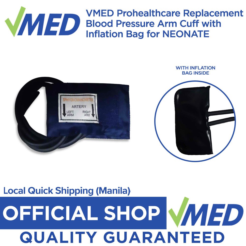 VMED Prohealthcare Replacement Blood Pressure Arm Cuff with Inflation ...