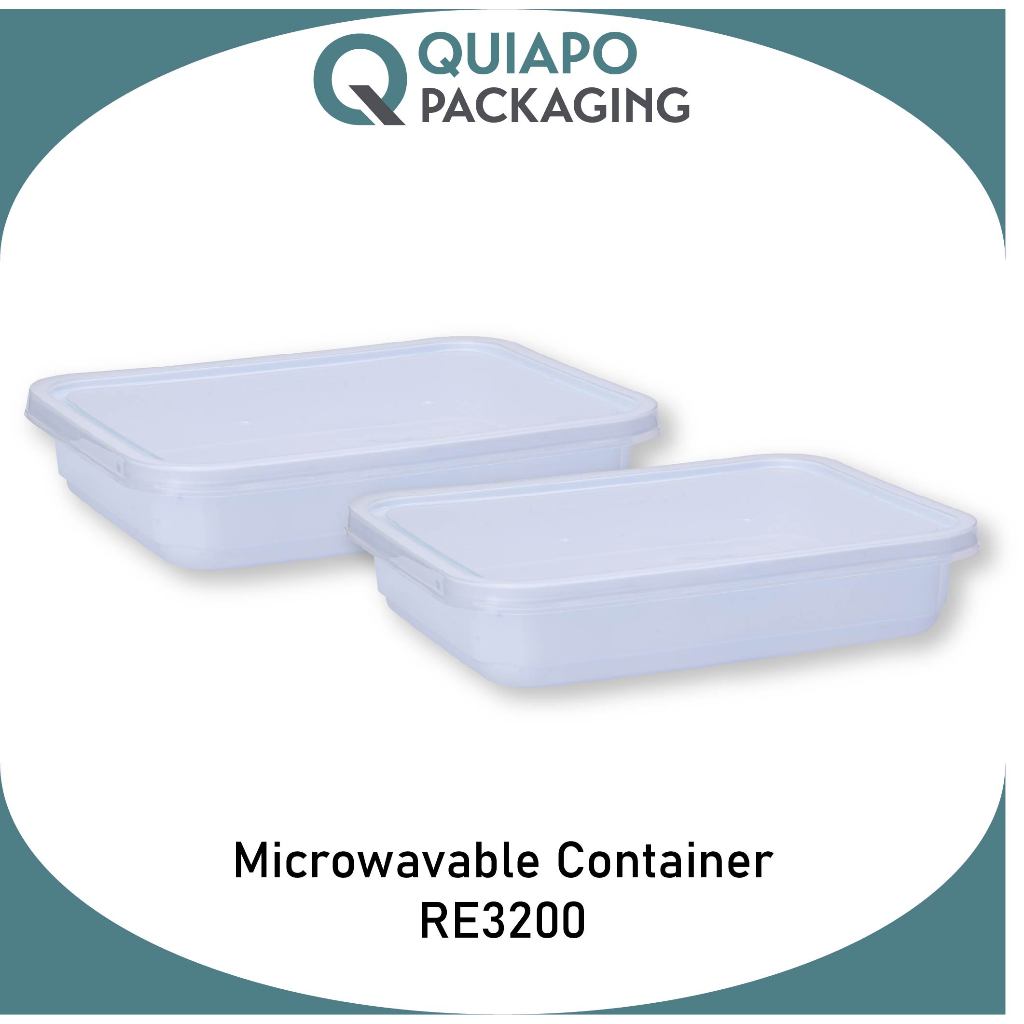 Belle Microwavable Container RE3200 White (5 pcs) | Shopee Philippines