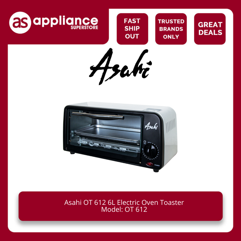 Asahi OT-612 6L Electric Oven Toaster | Shopee Philippines