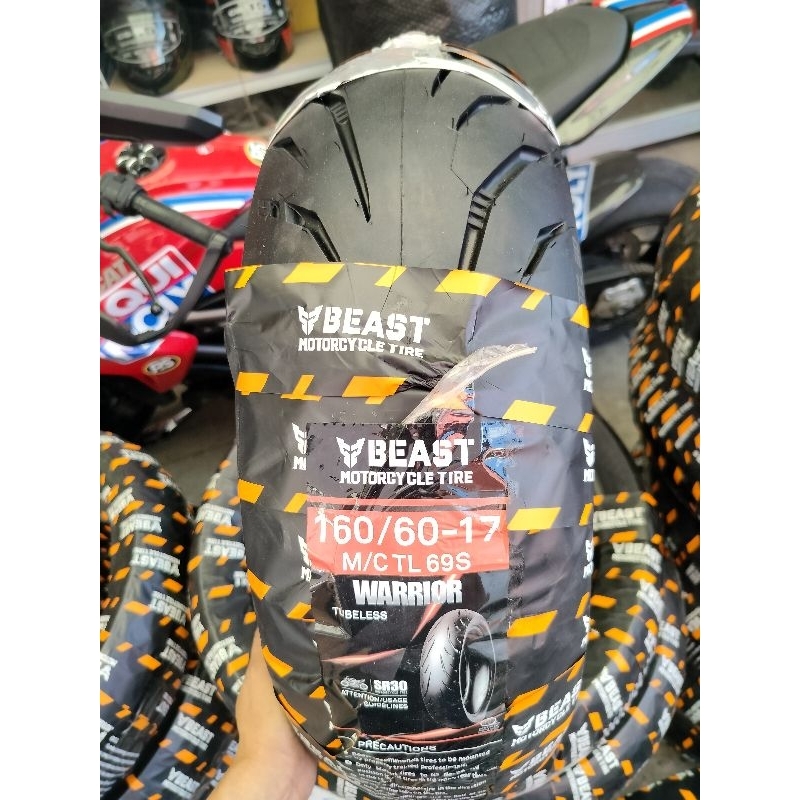 Beast Tire 110/70-17 120/70-17/ 150/60-17/ 160/60-17 Warrior or FLASH ...