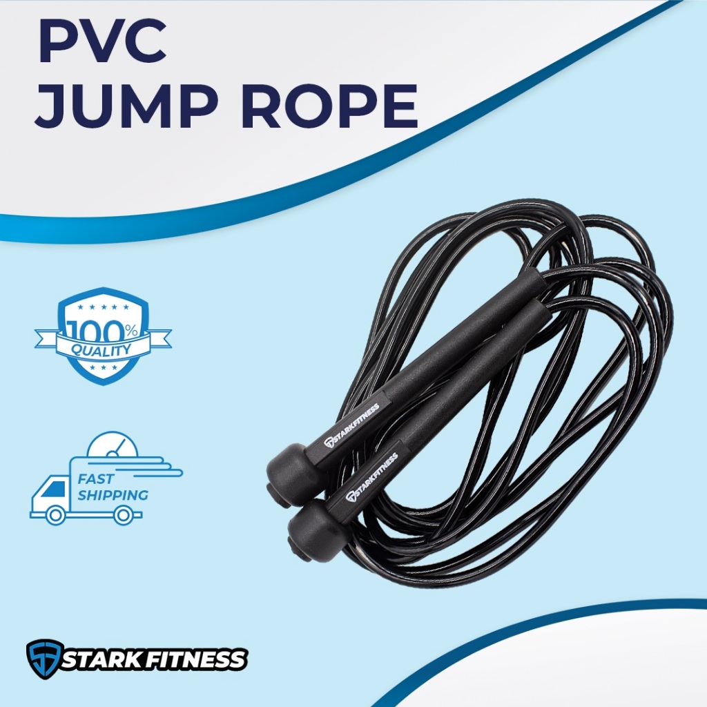 STARK FITNESS PVC Jump Rope for Warm Up and Cardio | Shopee Philippines