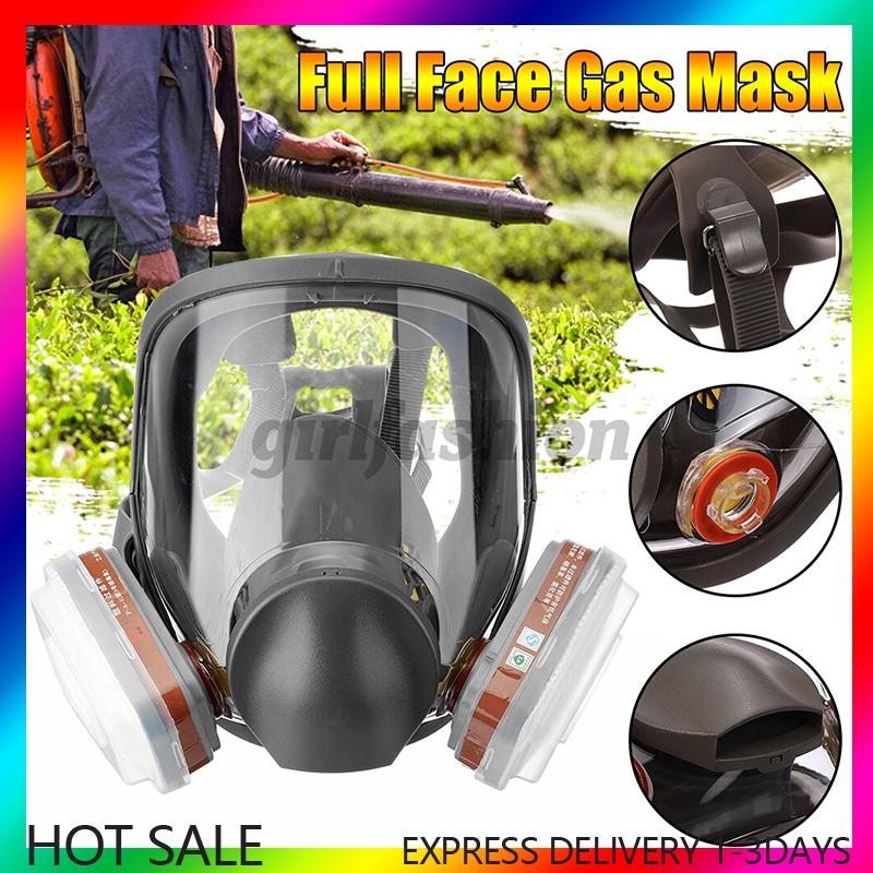 【HIGHEST SAFETY FACTOR】7 in 1 Full Face Chemical Spray Painting ...