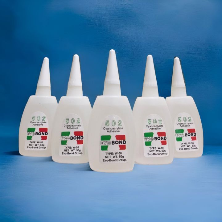 Evo Bond Super Glue 502 Cyanoacrylate Adhesive 50g Strongest Bonding Shopee Philippines