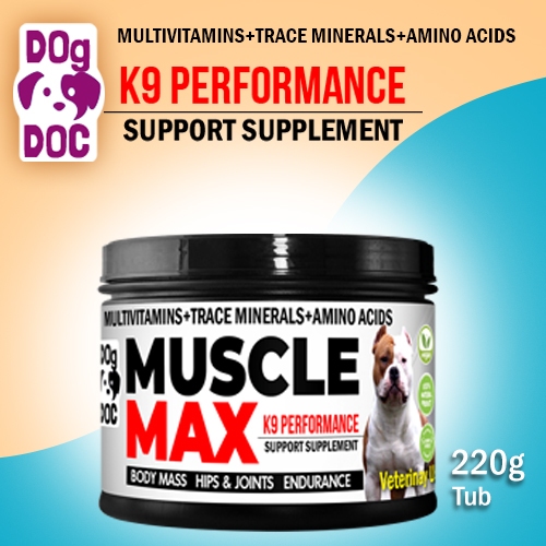 MuscleMax Dog Muscle Builder Performance enhancer Multivitamins ...