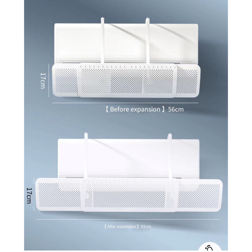 Adjustable Air Conditioner Cover Windshield Air Conditioning Baffle ...