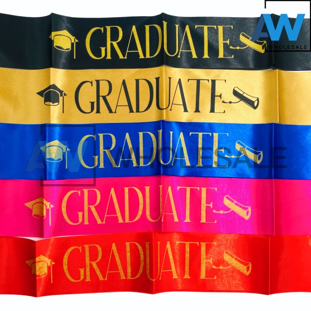 PS-475 [1 pc] Graduate Sash Graduation Party Theme Sashes Party Needs ...