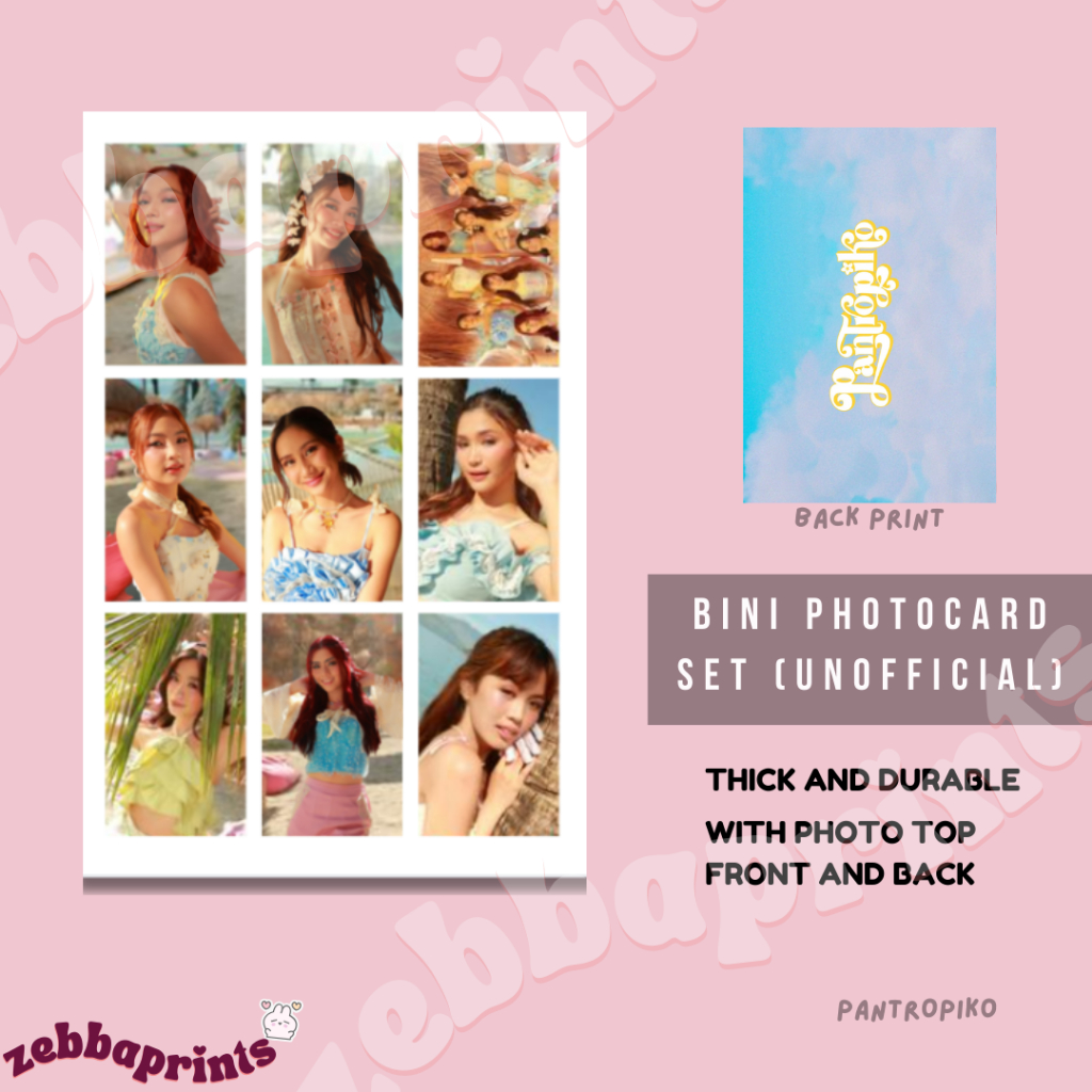 BINI FANMADE KIT - TALAARAWAN-PHOTOCARDS-INSTAX-INSPIRED RANDOM PHOTOS ...