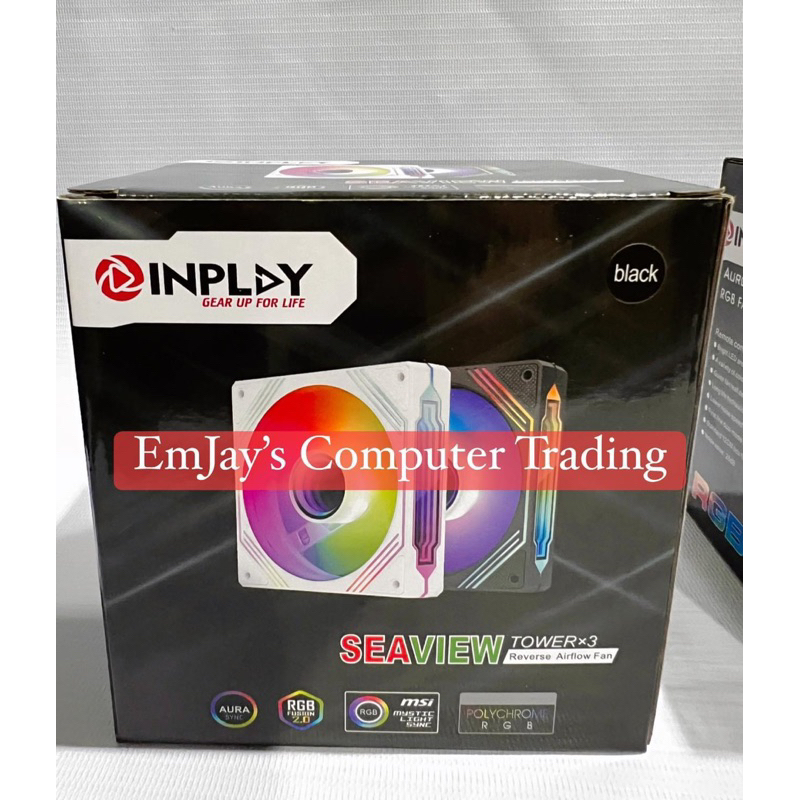 Inplay Jade Tower X3 3n1 RGB Fan Kit | Shopee Philippines