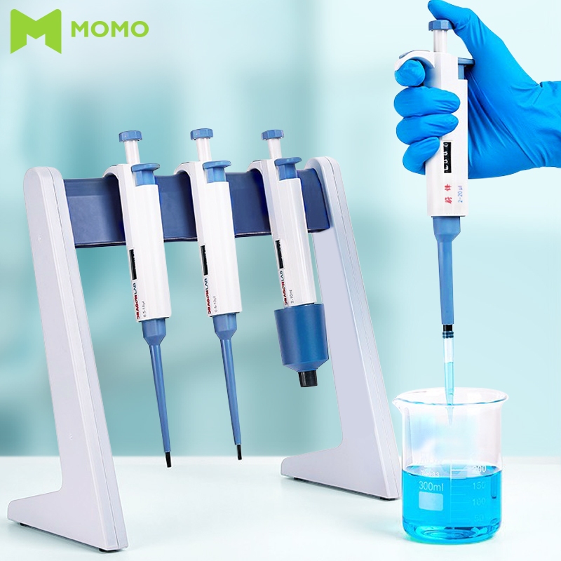 MOMO DE Pipettor Single Channel Adjustable Volume Micro Pipettes Lab ...