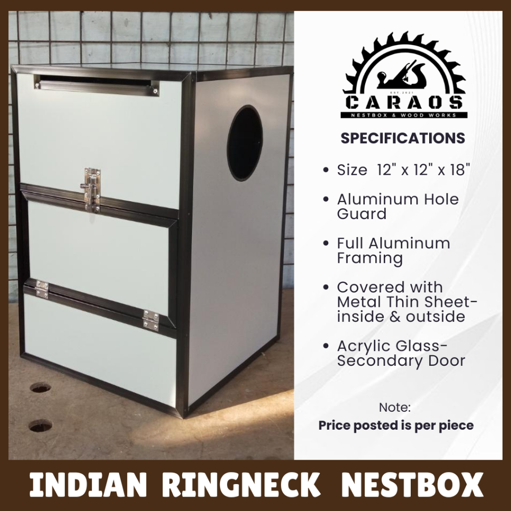 Indian Ringneck Nest Box by Caraos Nestbox & Wood Works | Shopee ...