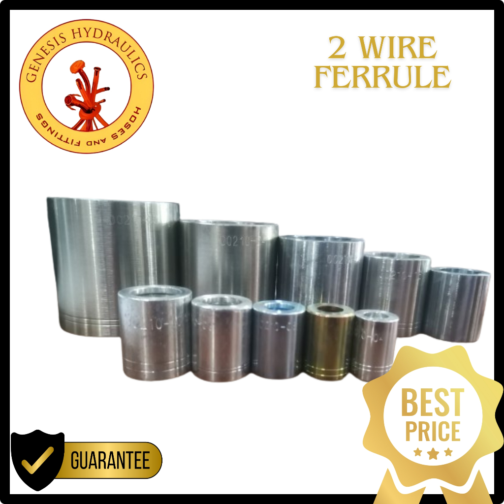 Hydraulic Hose Ferrule 1/4'' to 1'' 2 Wire | Shopee Philippines