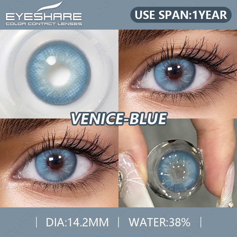 【COD】EYESHARE 1 Pair PATTAYA Green/Blue Color Contact Lenses Natural ...
