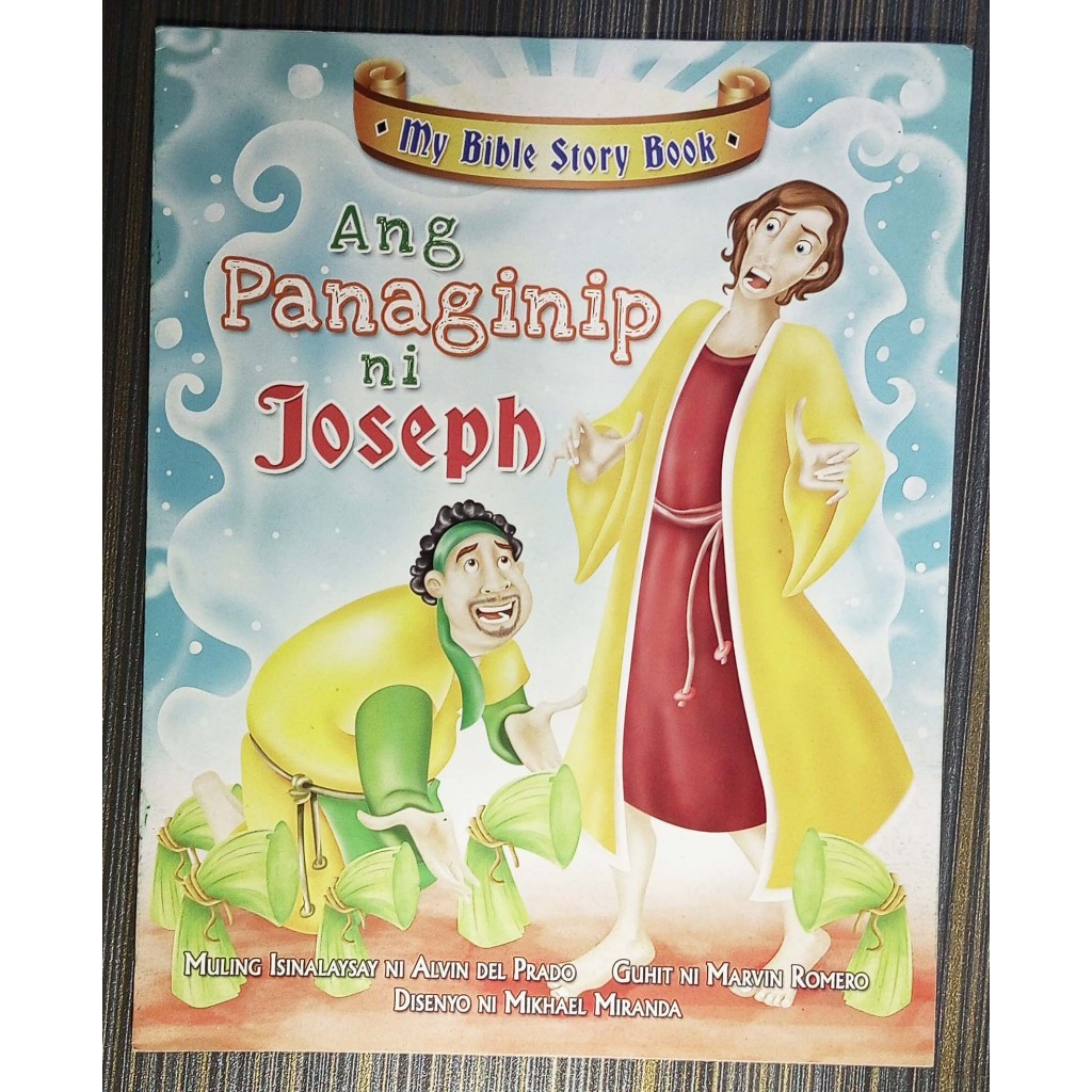Bible Story Book / Coloring Book Tagalog English (Ang Panaginip ni ...