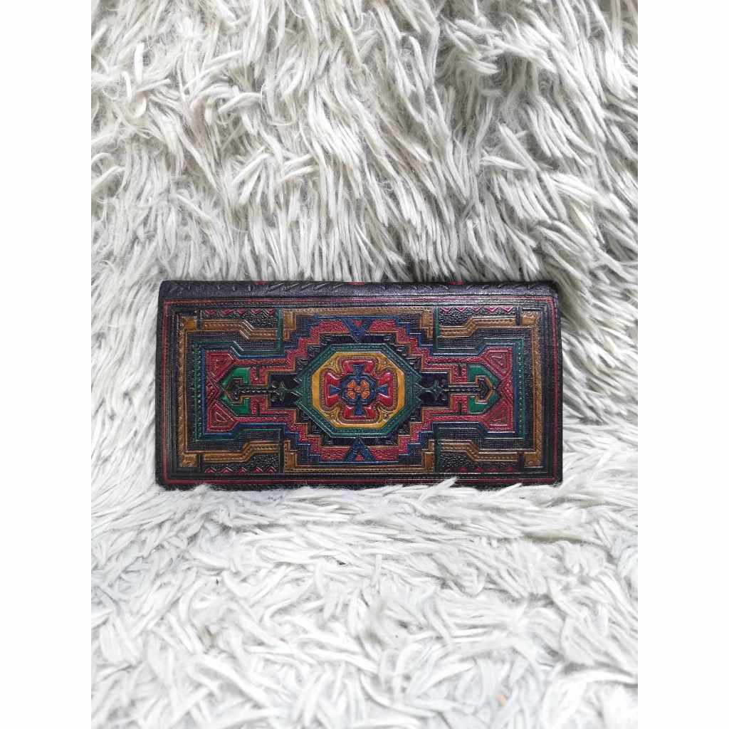 Prince Excellent Black Vintage Long Wallet | Shopee Philippines