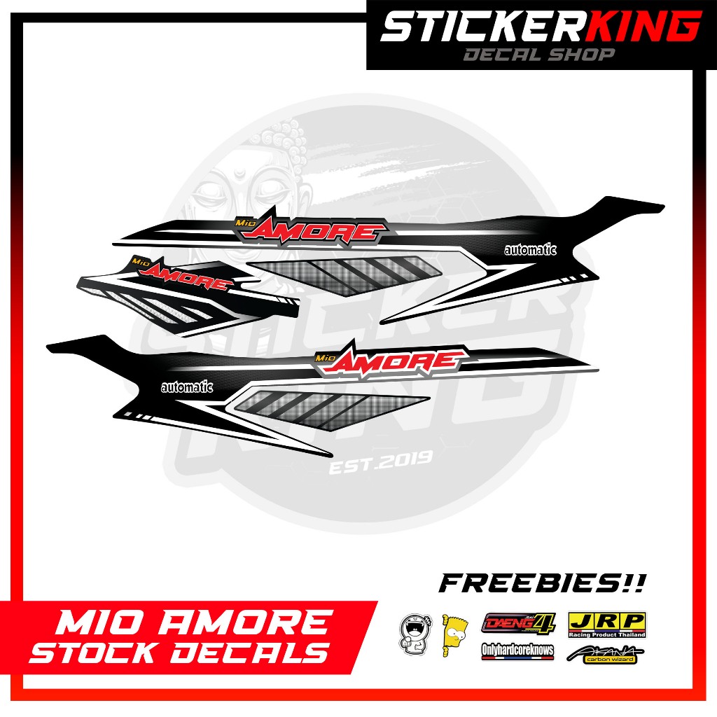 MIO AMORE STOCK DECALS STICKER | Shopee Philippines
