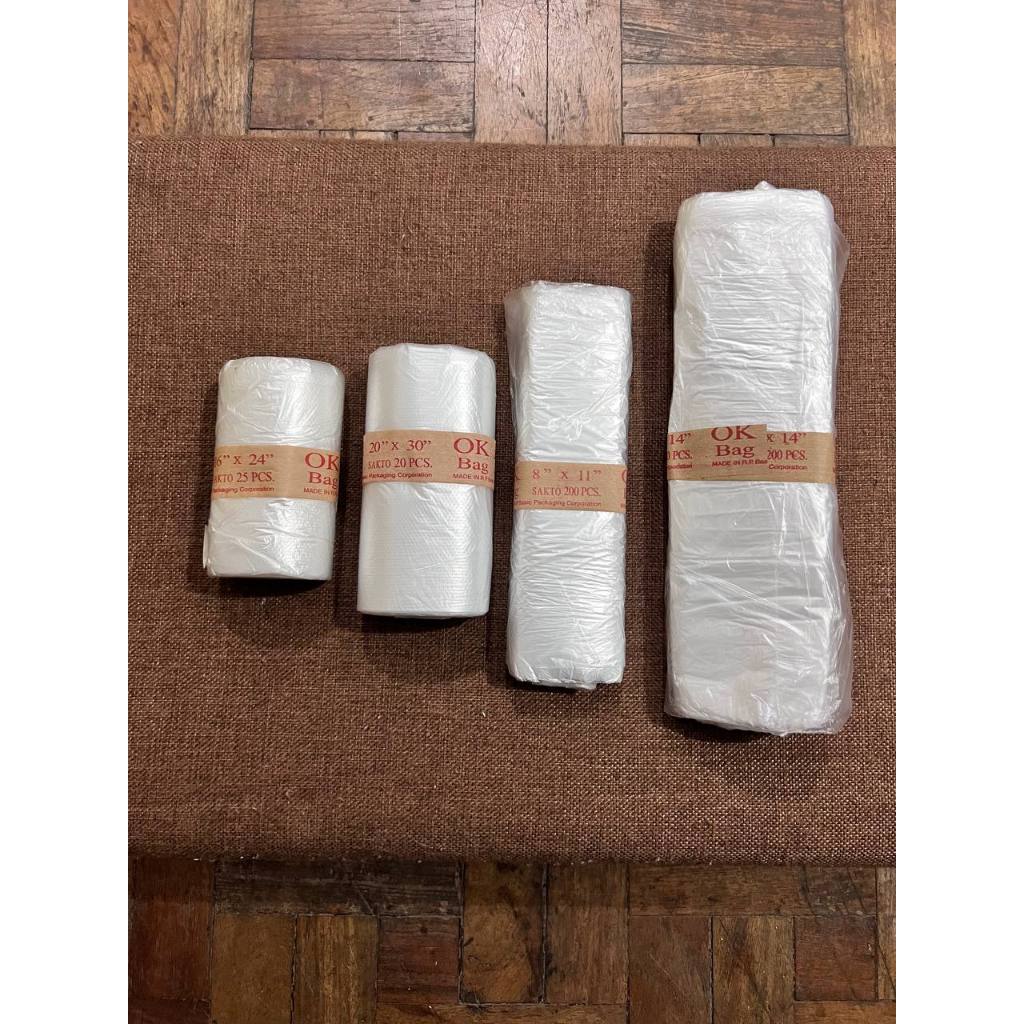 8x11 10x14 16x24 20x30 OK bag plastic labo | Shopee Philippines