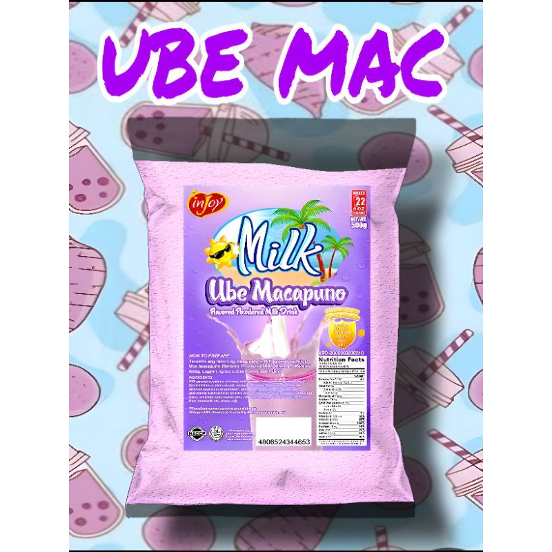 3.3 SALE !!!Injoy Milk Ube Macapuno ( SWEETENED) (palamig) 500gms ...