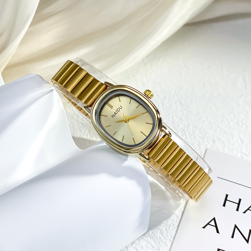 【New Store Offer】Vintage Watch For Woman Gold Watch Mirror Glass Lovito ...