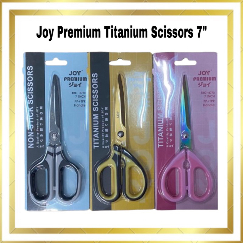 Joy Titanium Scissors 7” | Shopee Philippines