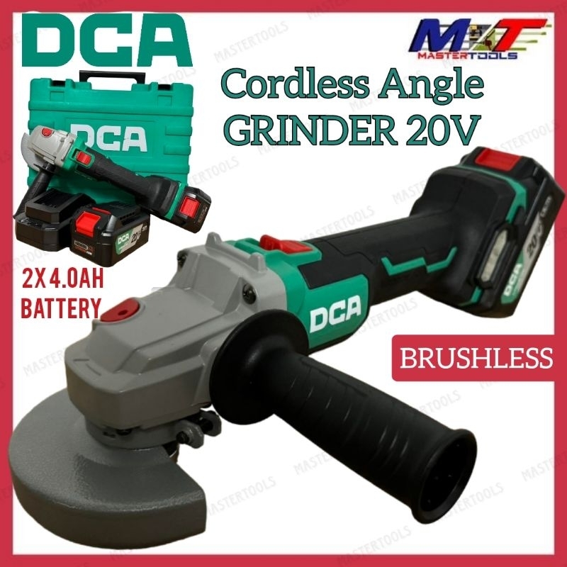 DCA Cordless Angle Grinder 20V DSM03-100EM BRUSHLESS Guaranteed ...